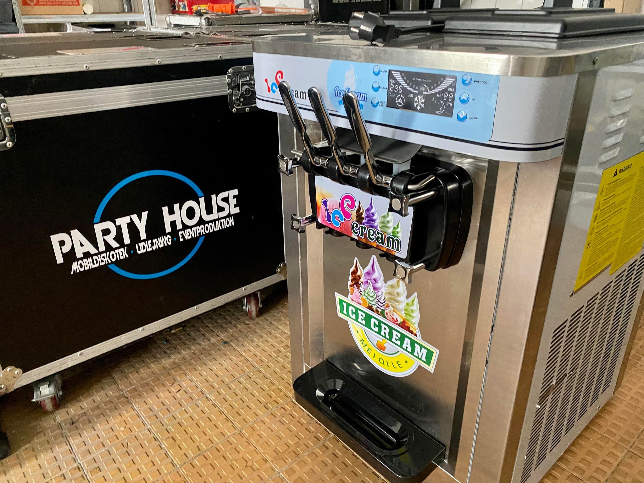 Softice maskine - udlejning